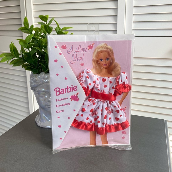 Barbie | Other | 995 Mattel Barbie Doll Fashion Greeting Card | Poshmark